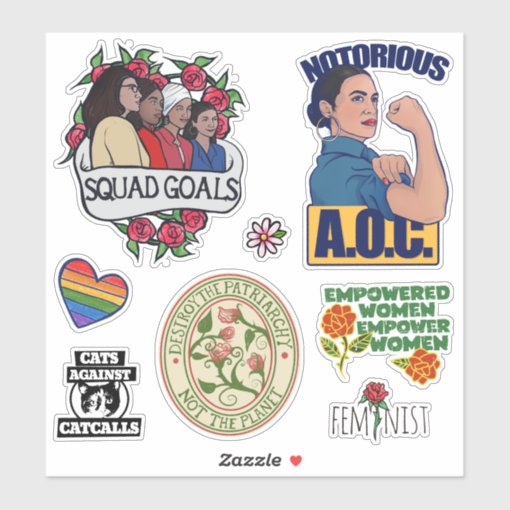 The Squad Goals Pack Sticker | Zazzle