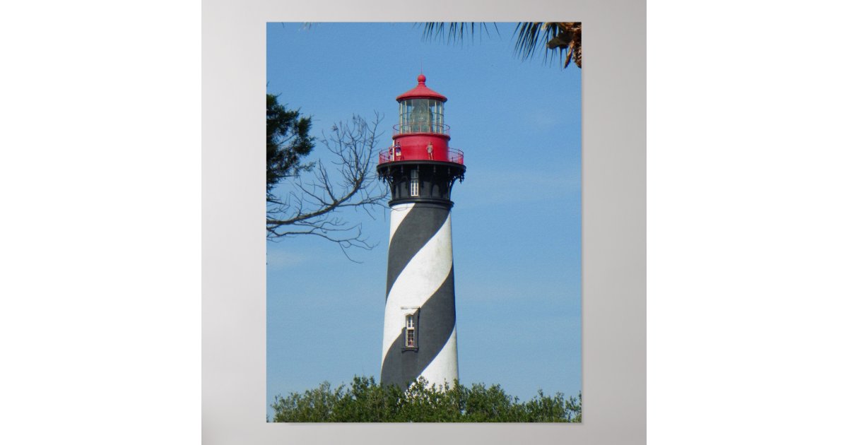 THE ST. AUGUSTINE LIGHTHOUSE Poster | Zazzle