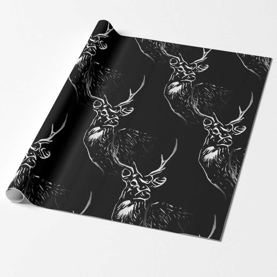The Stag wrapping paper | Zazzle