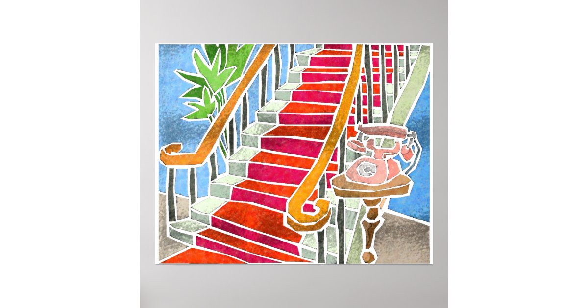 The Staircase Poster | Zazzle
