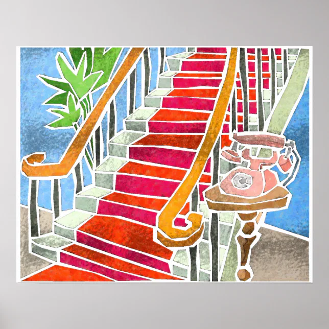 The Staircase Poster | Zazzle