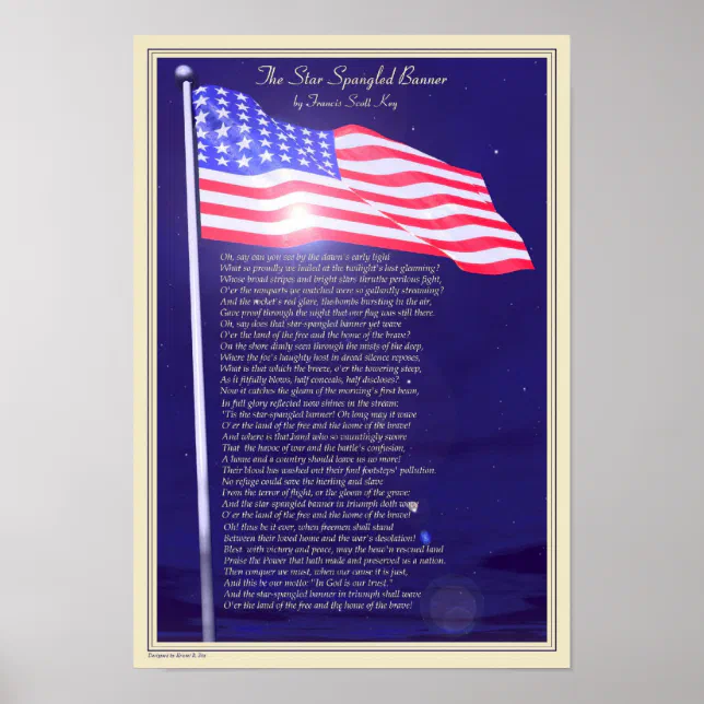 The Star-spangled Banner Poster | Zazzle