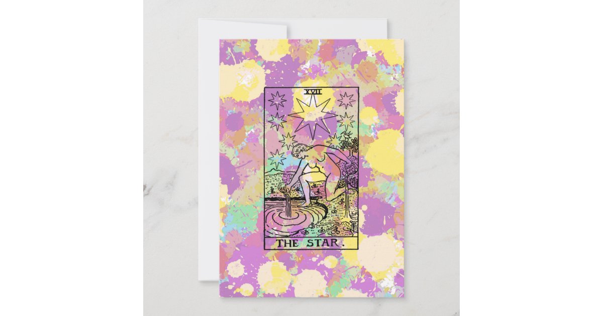The Star Tarot Party Invitation | Zazzle