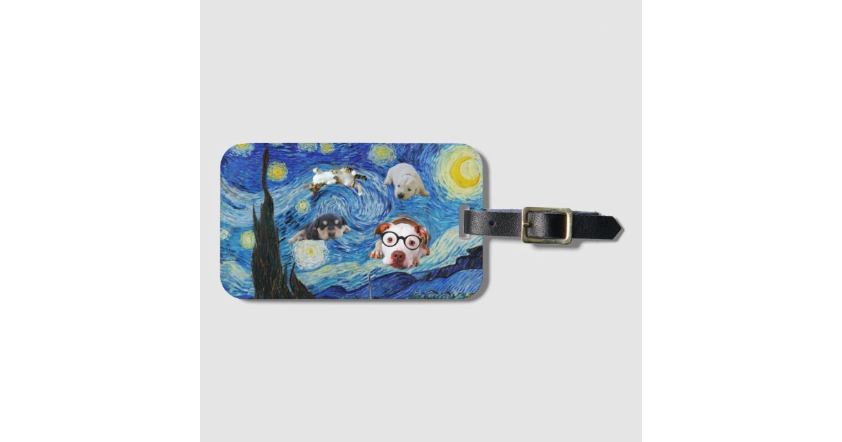 The Starry Fun Night Luggage Tag | Zazzle