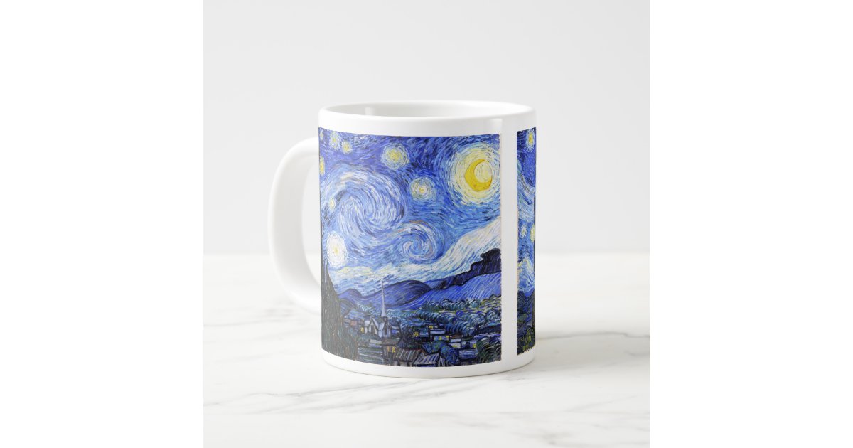 The Starry Night by Van Gogh Large Coffee Mug | Zazzle
