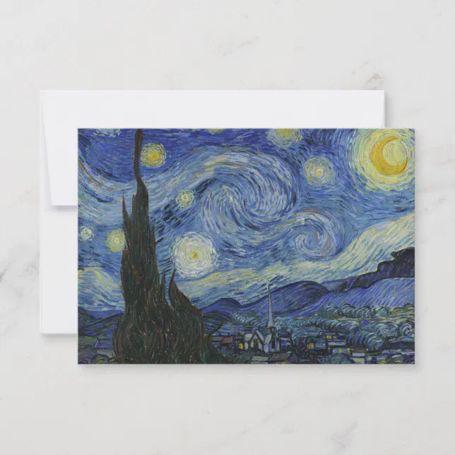 The Starry Night Invitation | Zazzle