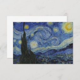 The Starry Night Invitation | Zazzle
