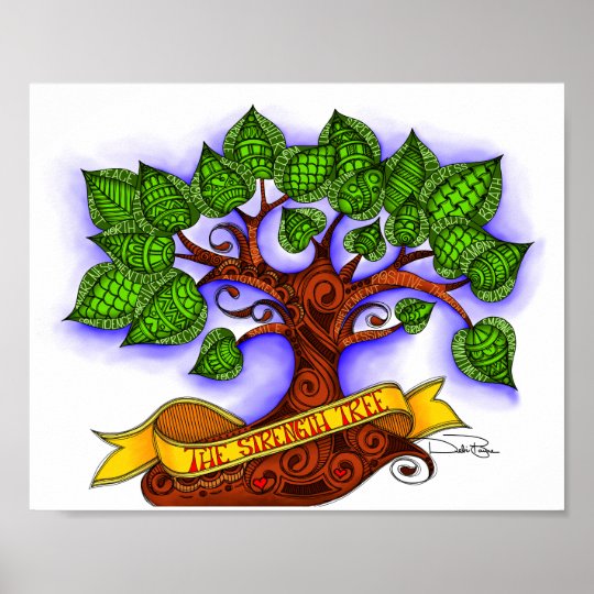 The Strength Tree Poster | Zazzle.com