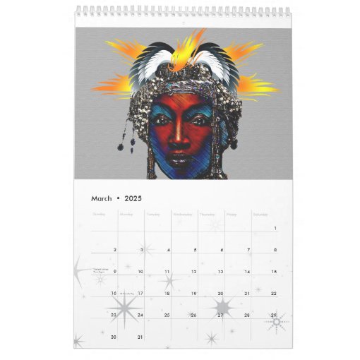 The Styles of Africa Calendar | Zazzle