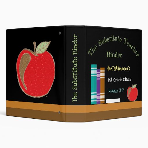 The Substitute Teacher Binder | Zazzle
