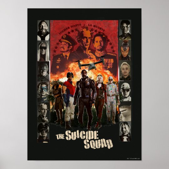 The Suicide Squad | Exlposive Character Roster Poster | Zazzle.com