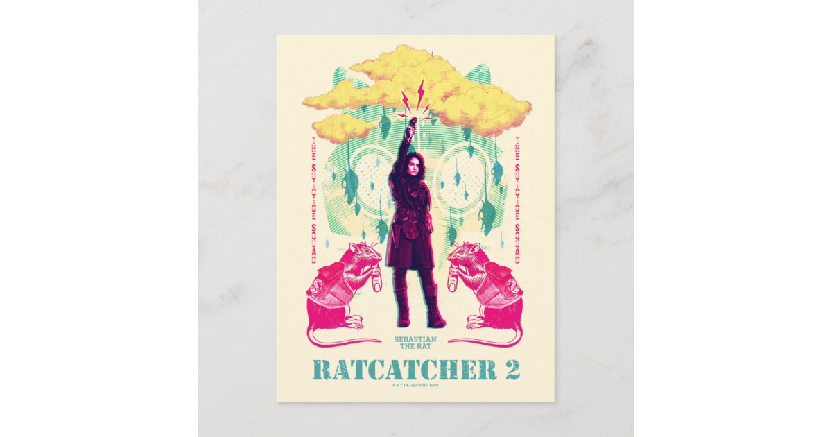 The Suicide Squad | Ratcatcher 2 Illustration Postcard | Zazzle