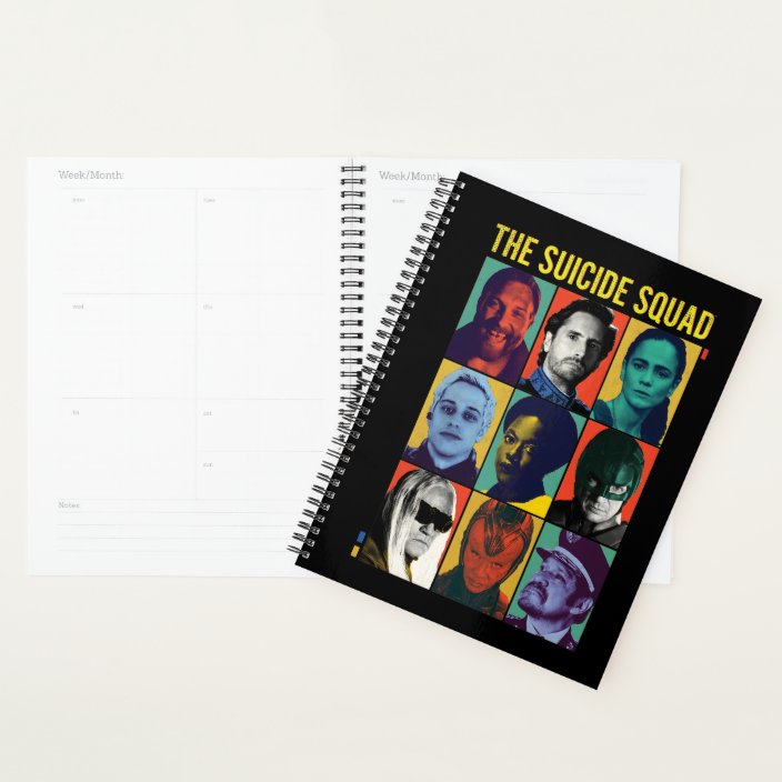 The Suicide Squad | Retro Grid With Amanda Waller Planner | Zazzle.com