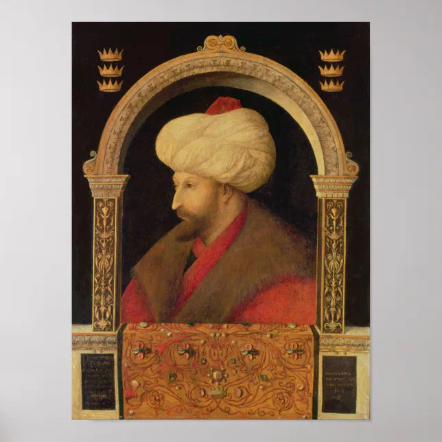 The Sultan Mehmet II 1480 Poster | Zazzle