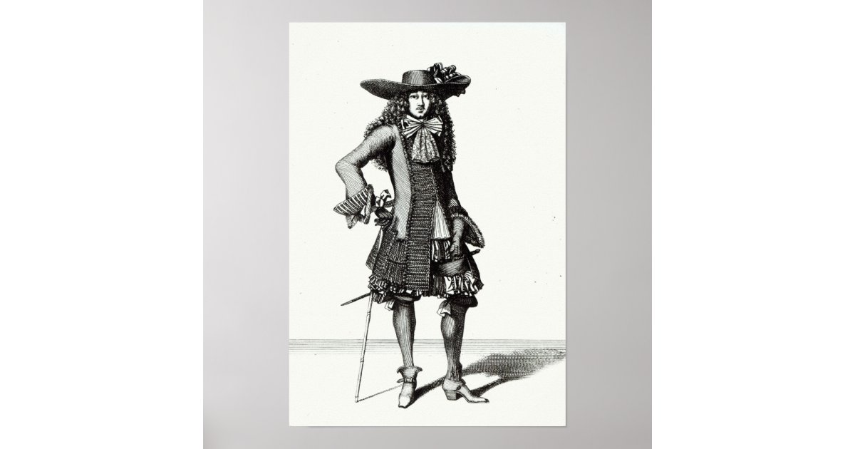 The Summer Sword Dress, 1675 Poster | Zazzle