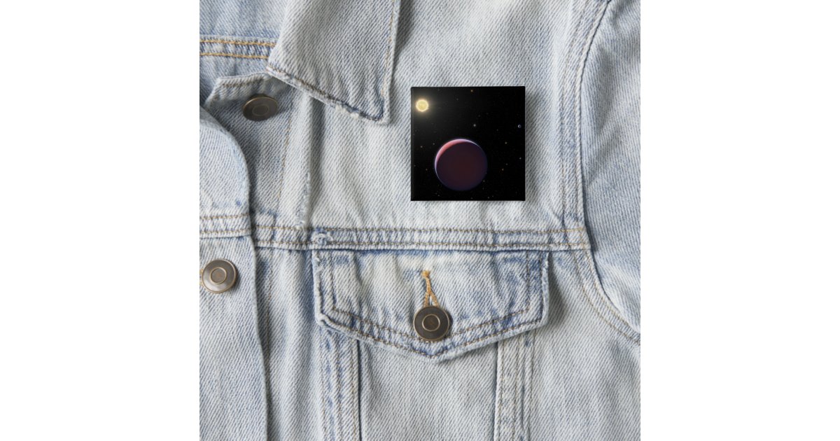 The Sun-Like Star Kepler 51 & Three Giant Planets. Button | Zazzle