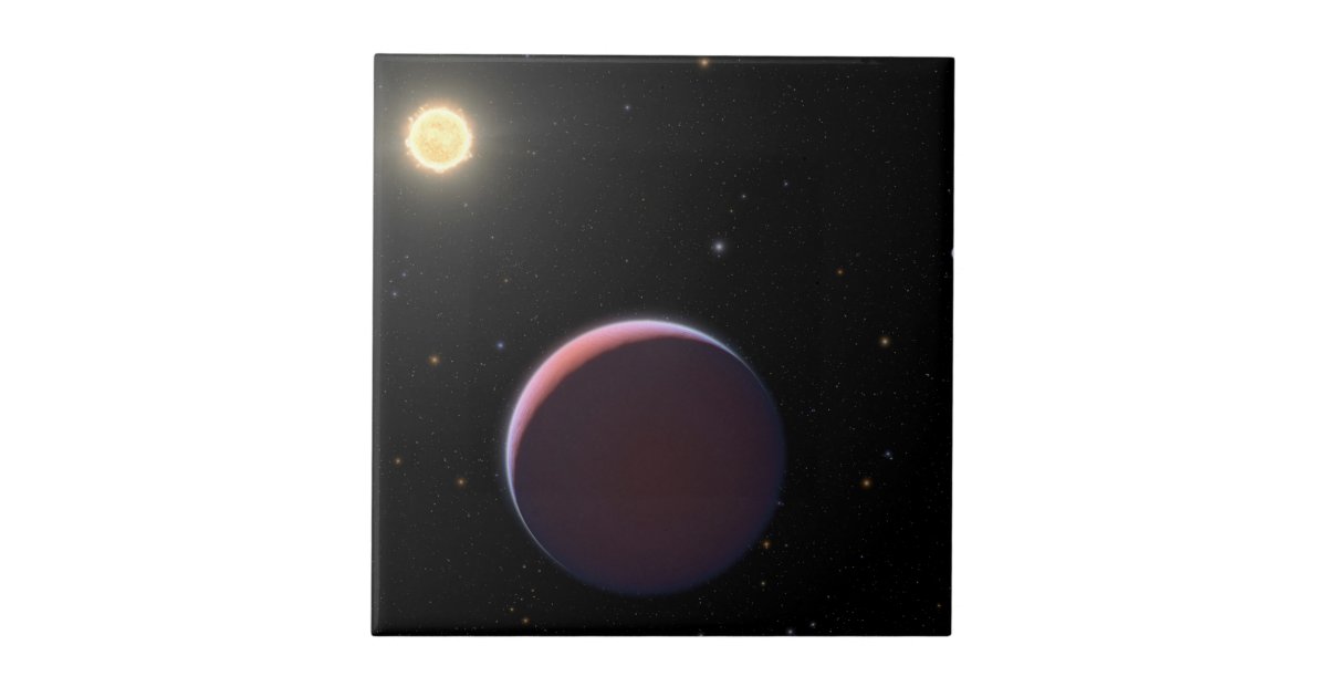 The Sun-Like Star Kepler 51 & Three Giant Planets. Ceramic Tile | Zazzle