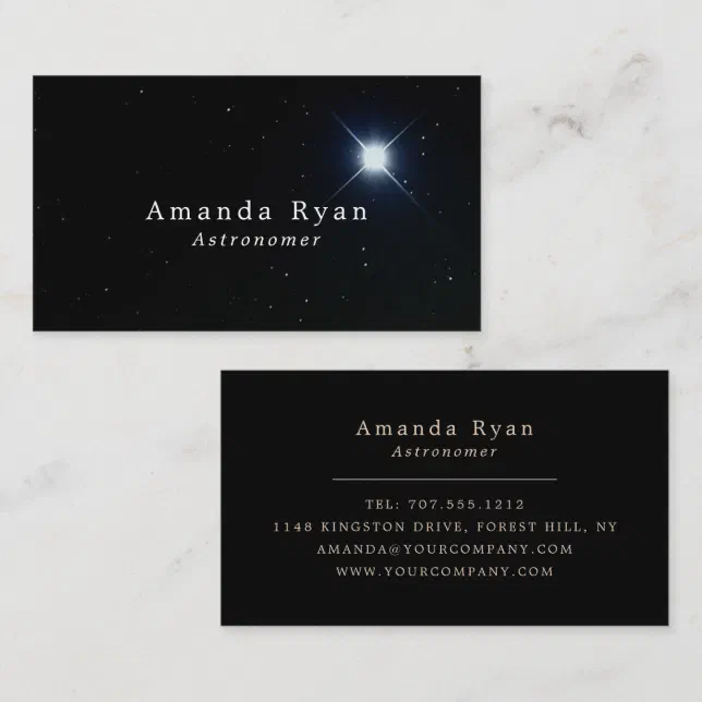 The Sun, Star, Astronomy Business Card | Zazzle