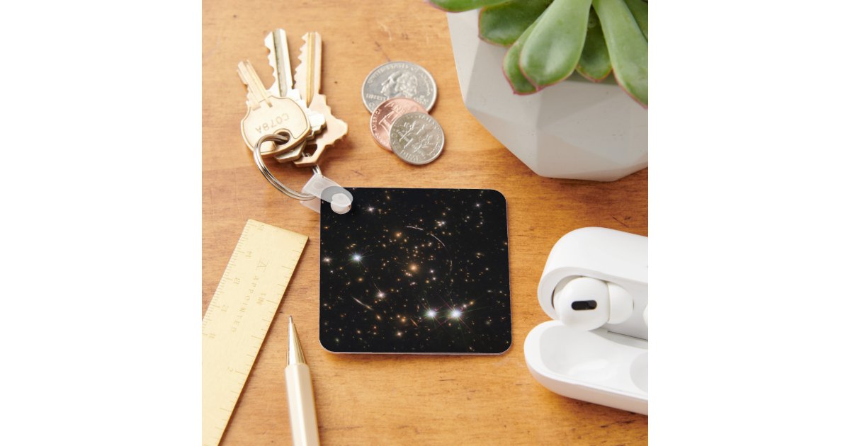 The Sunburst Arc In A Massive Galaxy Cluster Keychain | Zazzle