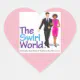 The Swirl World Logo Sticker | Zazzle