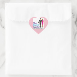 The Swirl World Logo Sticker | Zazzle