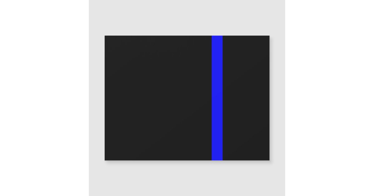 The Symbolic Thin Blue Line Vertical | Zazzle
