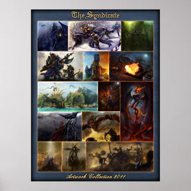 The Syndicate Art Collection Poster | Zazzle