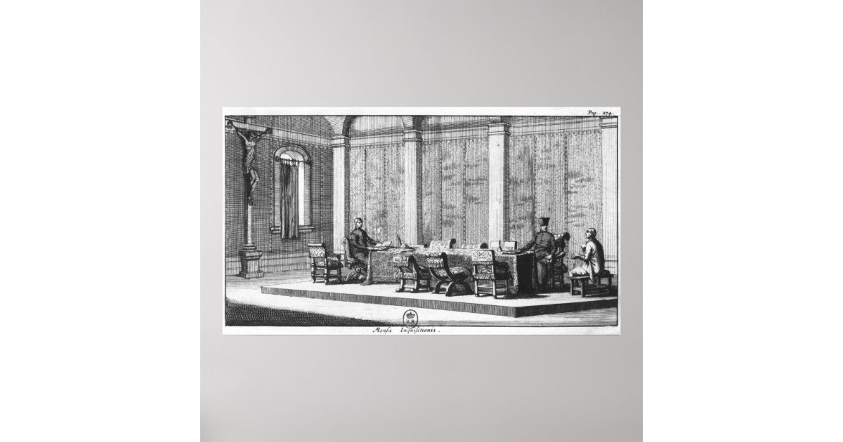 The Table of Inquisition Poster | Zazzle