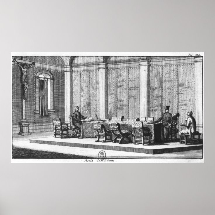 The Table of Inquisition Poster | Zazzle