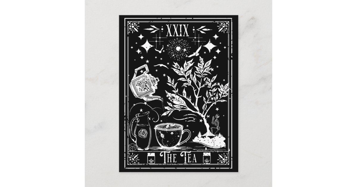 The Tea Tarot Card | Zazzle