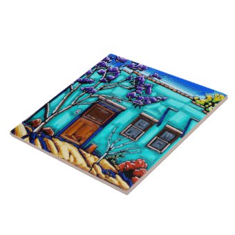 The Teal Green Tucson Barrio Tile | Zazzle