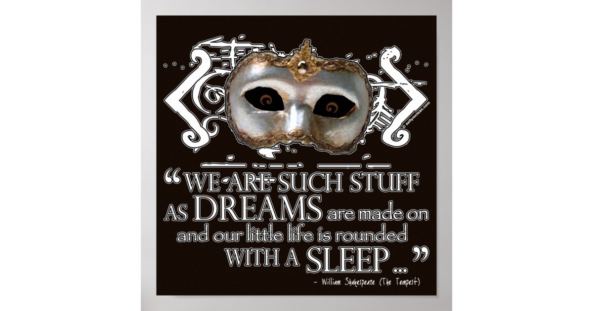 The Tempest Quote Poster | Zazzle