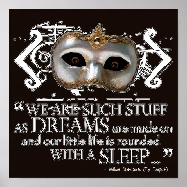 The Tempest Quote Poster | Zazzle