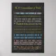The Ten Commandments of Math Poster | Zazzle