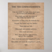 The Ten Commandments Poster | Zazzle