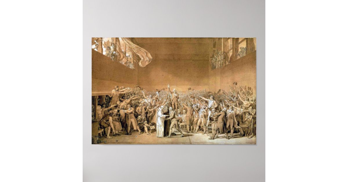 The Tennis Court Oath 1791 Poster | Zazzle