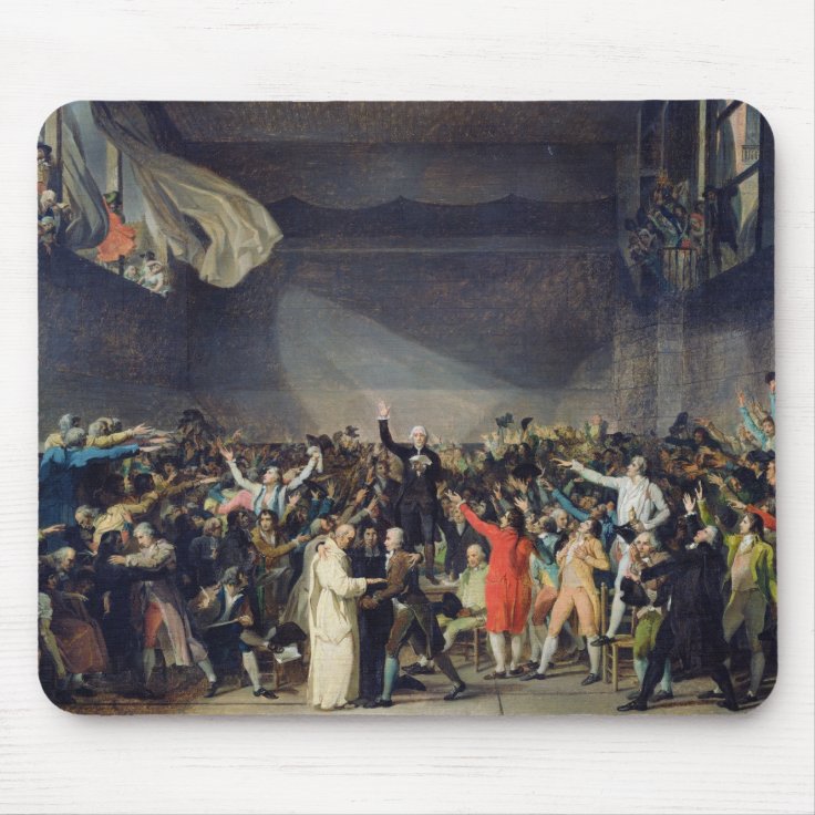 The Tennis Court Oath, 20th June 1789, 1791 Mouse Pad | Zazzle