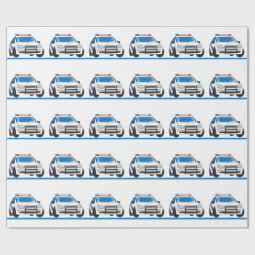 The Thin Blue Line Wrapping Paper | Zazzle