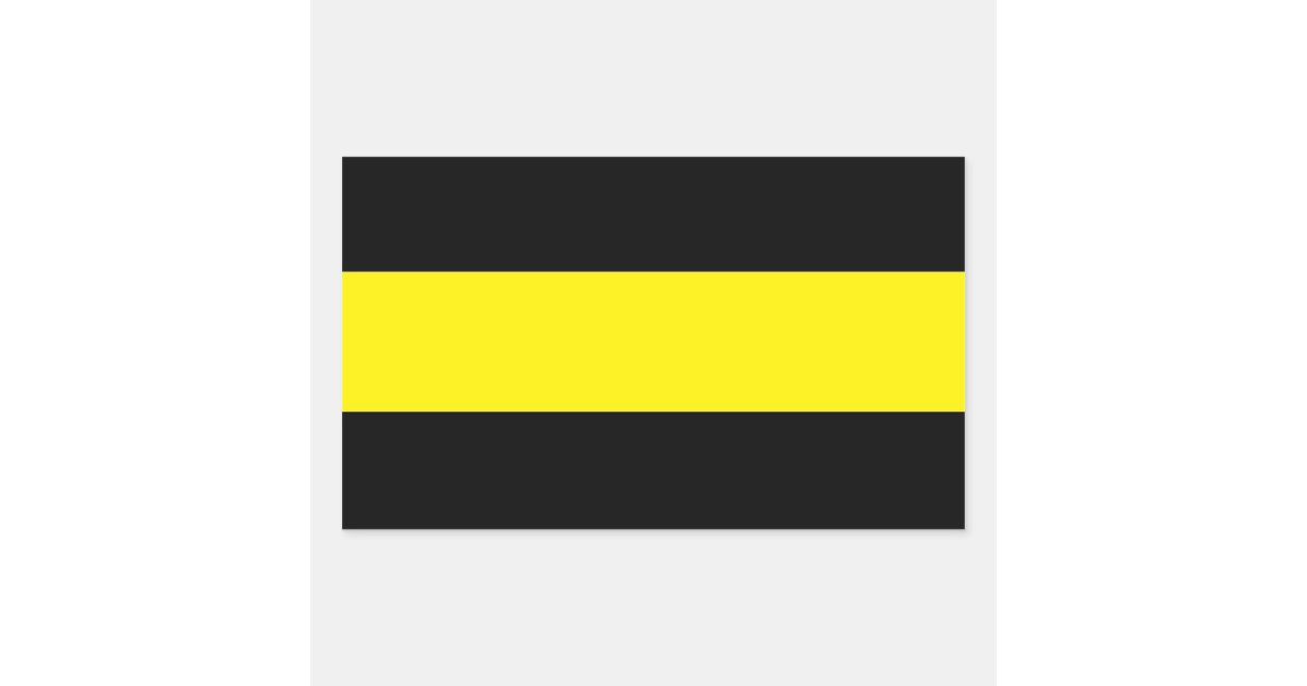 The Thin Gold Line Rectangular Sticker | Zazzle.com