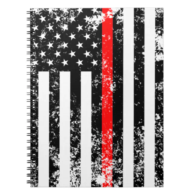 The Thin Red Line Notebook | Zazzle