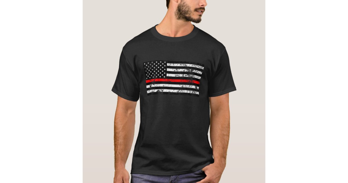 The Thin Red Line T-Shirt | Zazzle