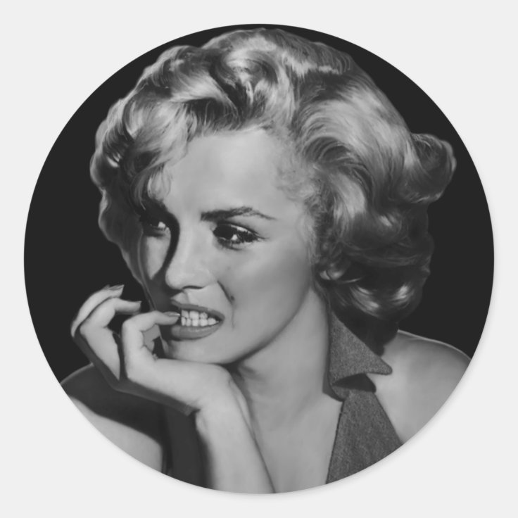 The Thinker Classic Round Sticker | Zazzle