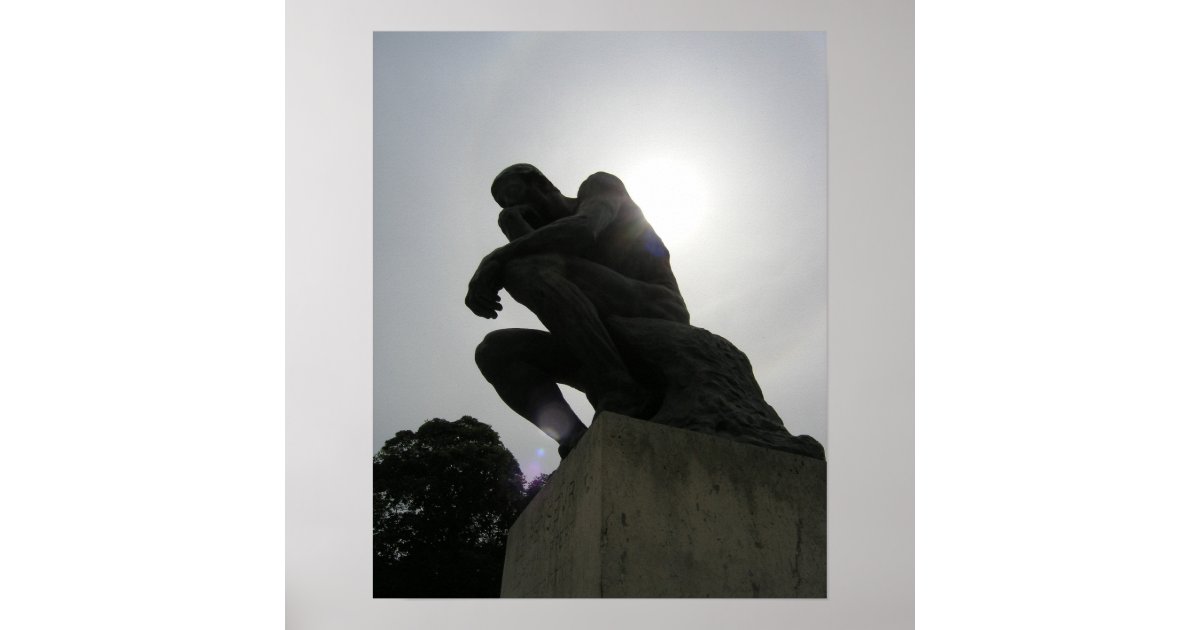 The Thinker Poster | Zazzle