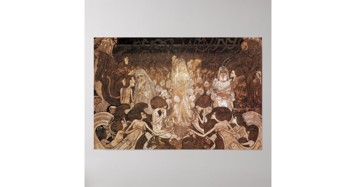 The Three Brides By Toorop Jan (Best Quality) Poster | Zazzle