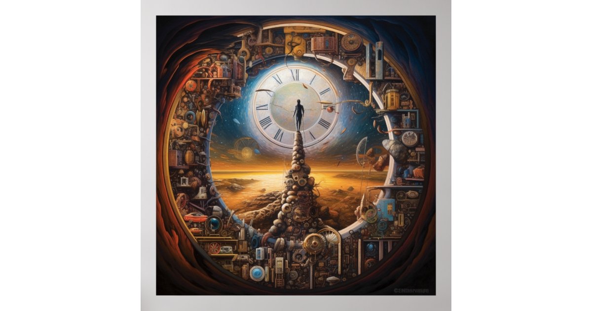 The Time Traveler Poster | Zazzle