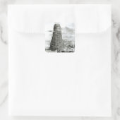 The Tower of Babel, 1679 Square Sticker | Zazzle