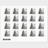 The Tower of Babel, 1679 Square Sticker | Zazzle