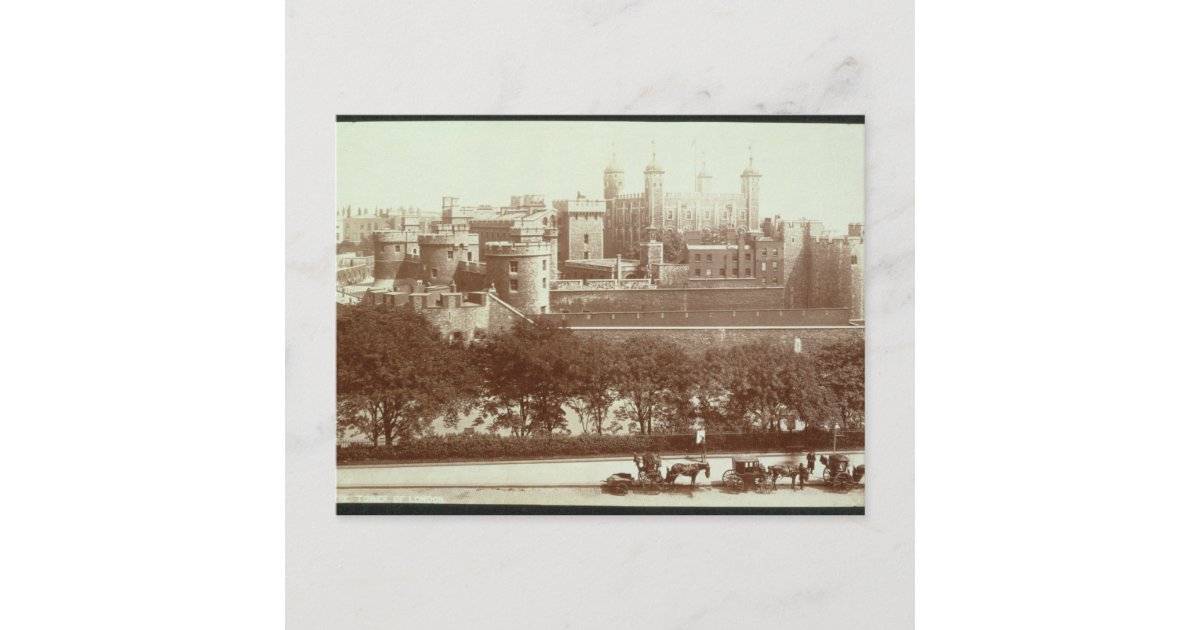 The Tower of London (sepia photo) Postcard | Zazzle