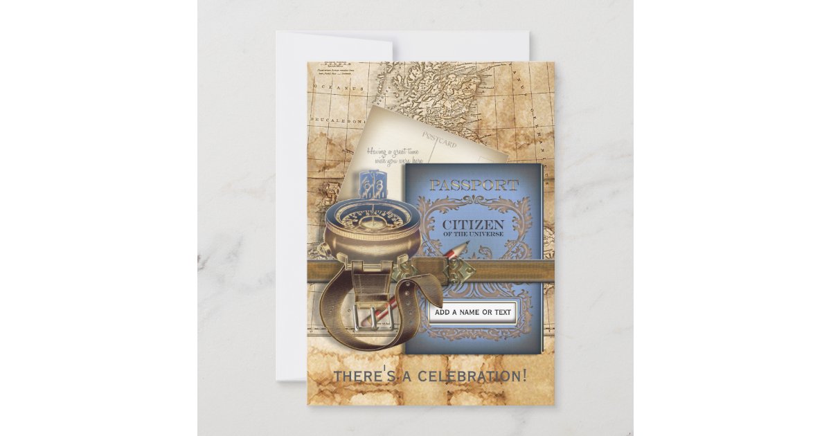 The Traveller Medium Party Invitations | Zazzle