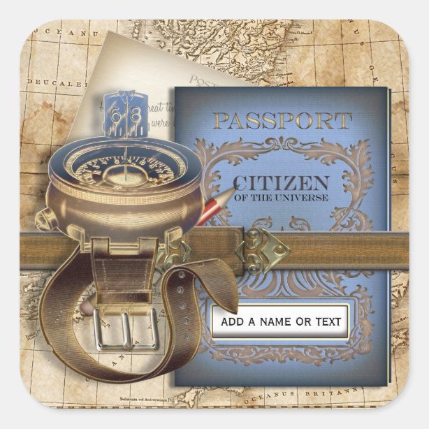 Passport Stickers | Zazzle